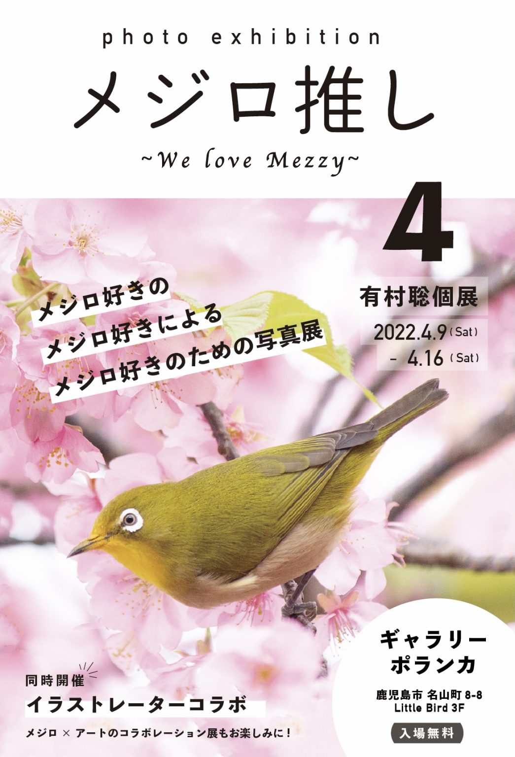 メジロ推し〜We Love Mezzy〜 | かごしま文化情報センター（KCIC）